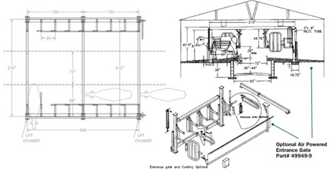 Milking Parlors, Stalls, Cow Mats, Fans & Calf Feeders | Schlueter ...